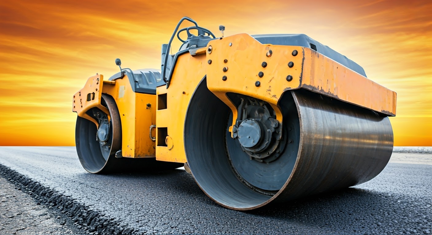 How Heavy is a Smooth Drum Roller | Roller Compactor