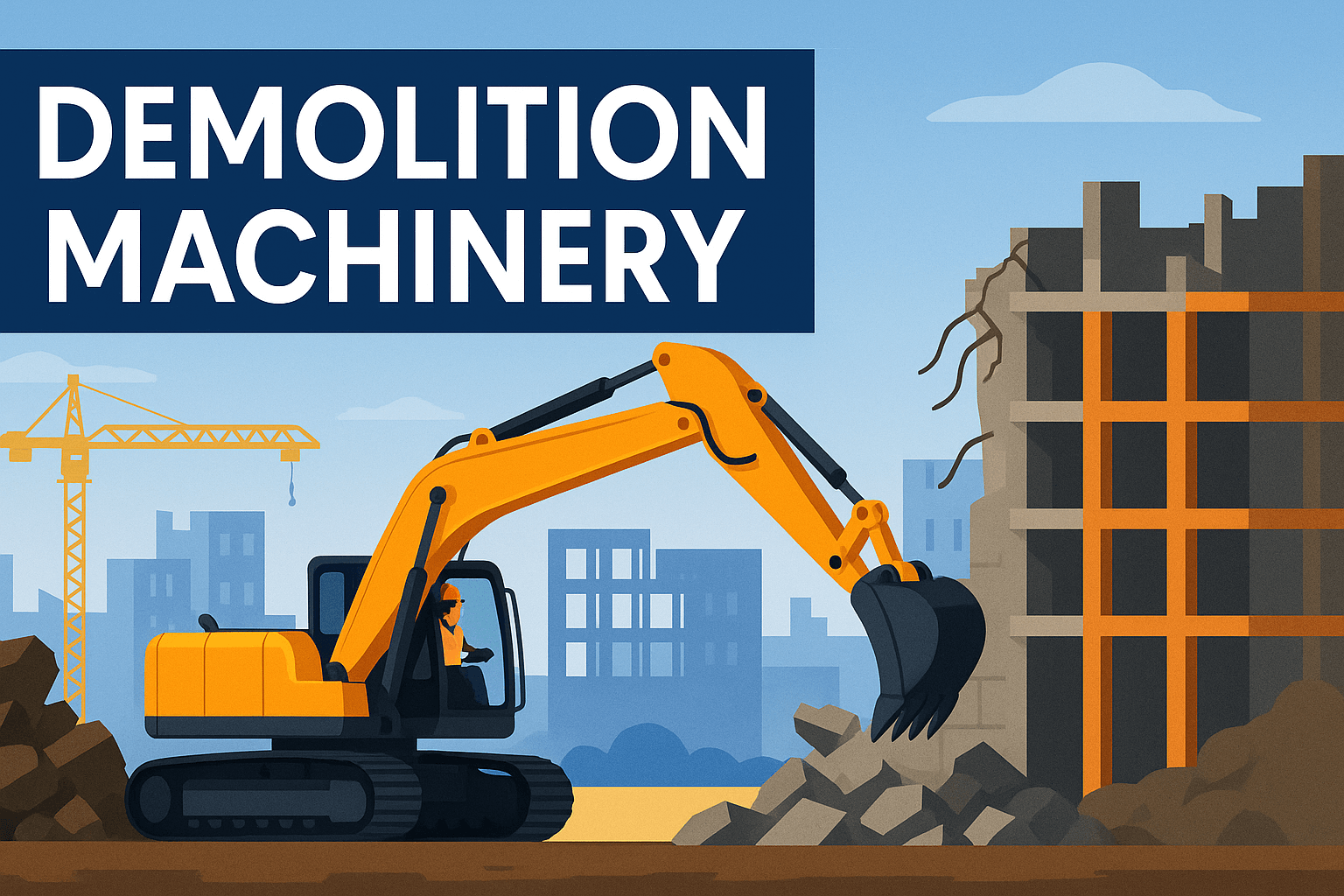 Types of Demolition Machinery for Your Next Job