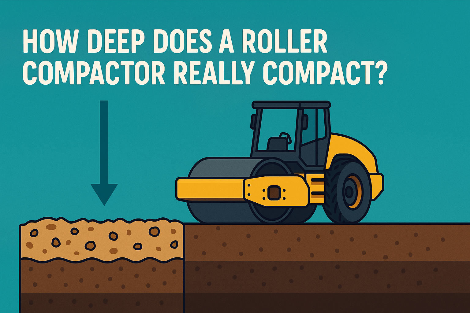 How Deep Does a Roller Compactor Really Compact?