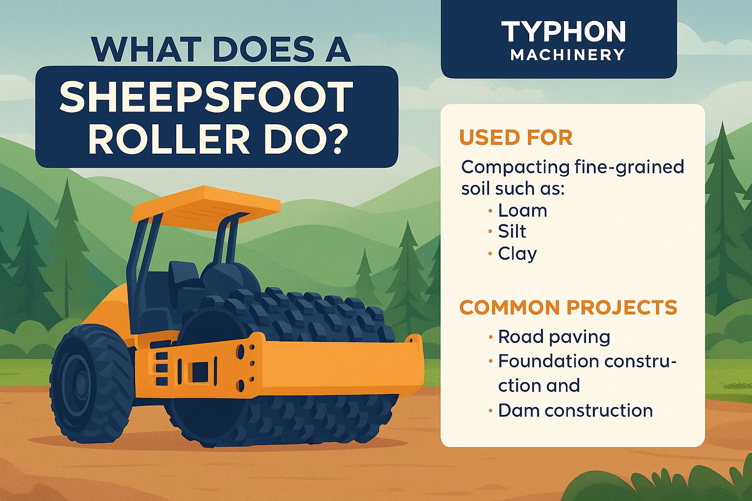 What Is a Sheepsfoot Roller? - Roller Compactor