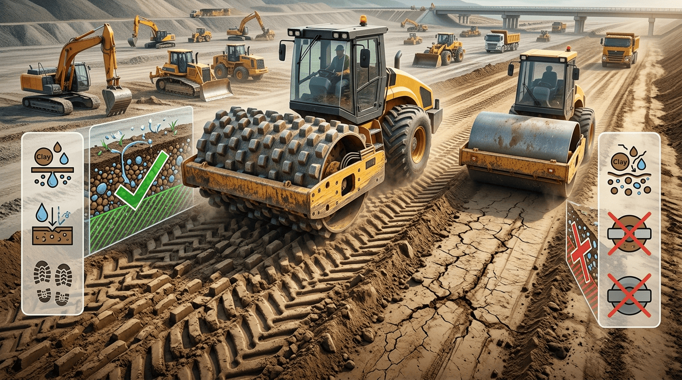 Sheepsfoot Roller: Unlock soil compaction mastery